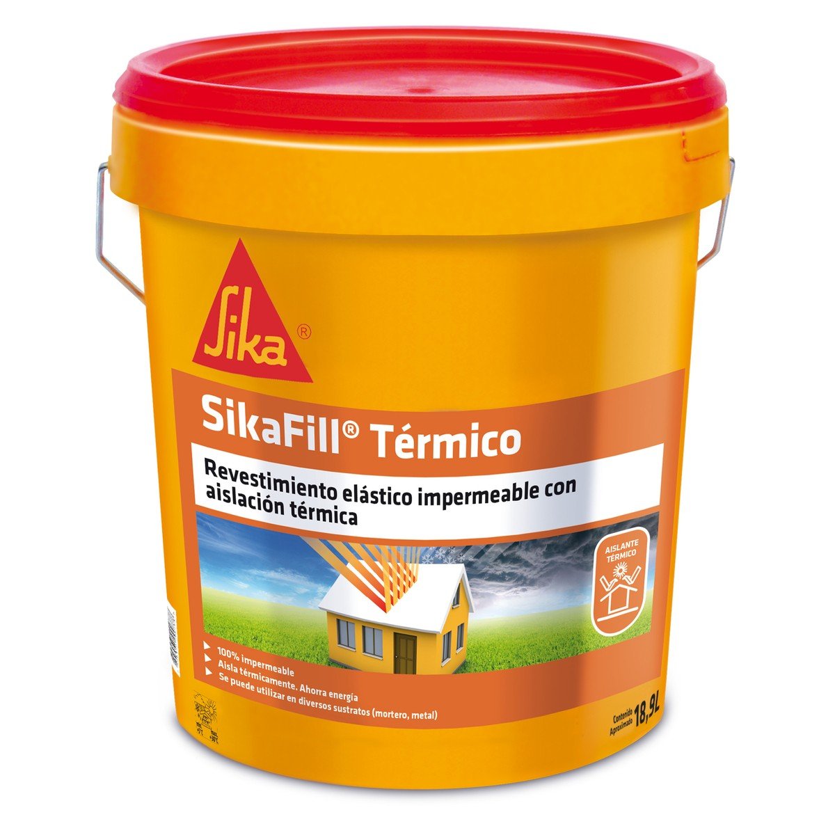 Pintura Térmica Impermeabilizante Elástica para Techos SikaFill ...