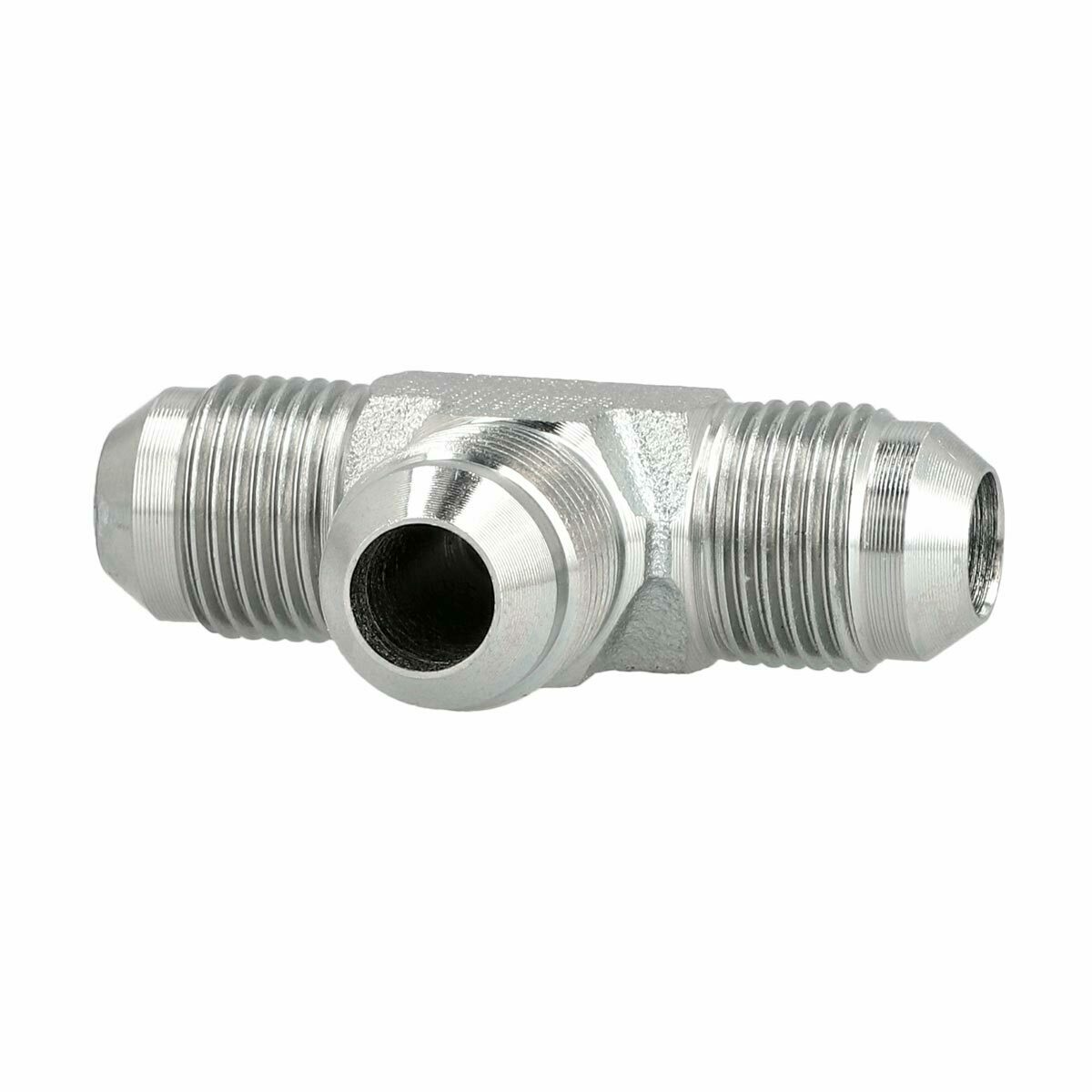 Adaptador Hidráulico TEE Macho JIC 6 X Macho JIC 6 X Macho JIC 10 - Prodalam