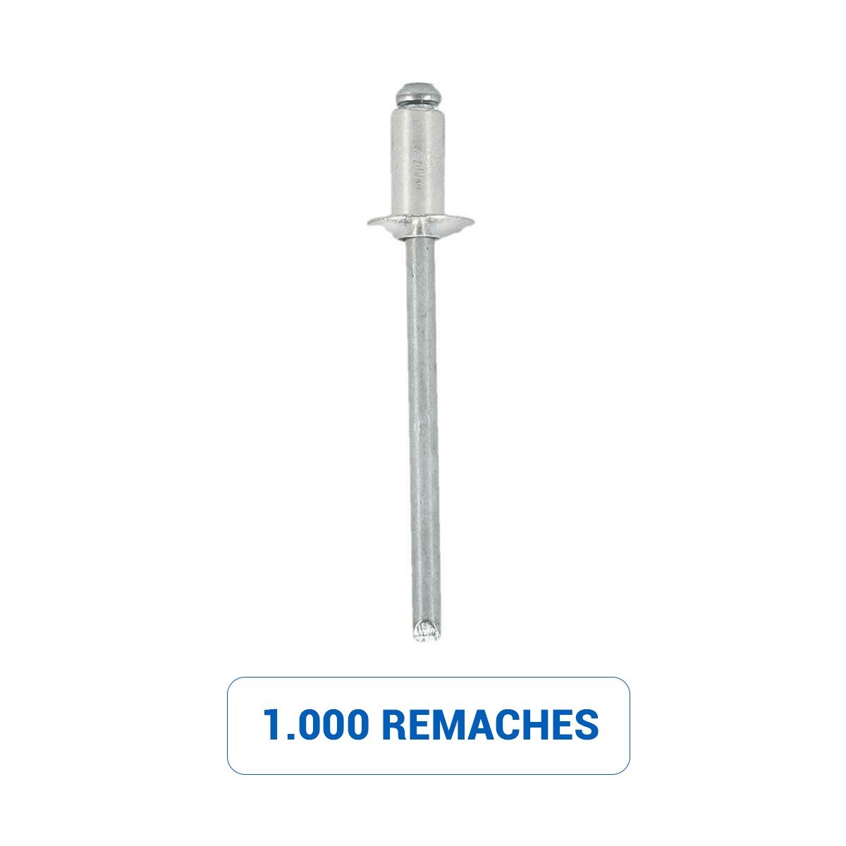 Remache Pop Acero Diámetro 5/32" (3,97mm) x 16mm largo 2 cajas de 500un ...