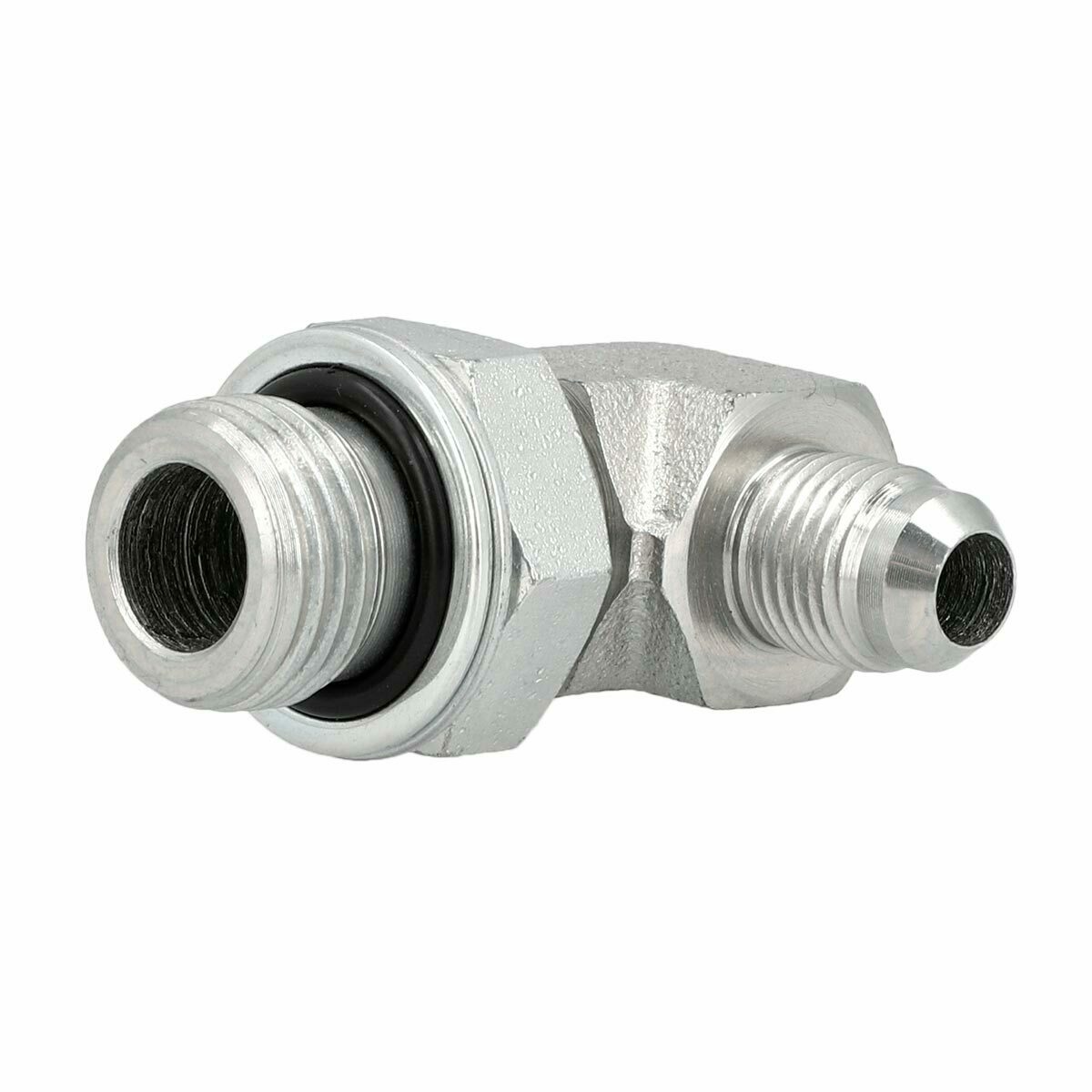 Adaptador Hidráulico Codo 90° Macho BSPP 6 X Macho JIC 6 - Prodalam