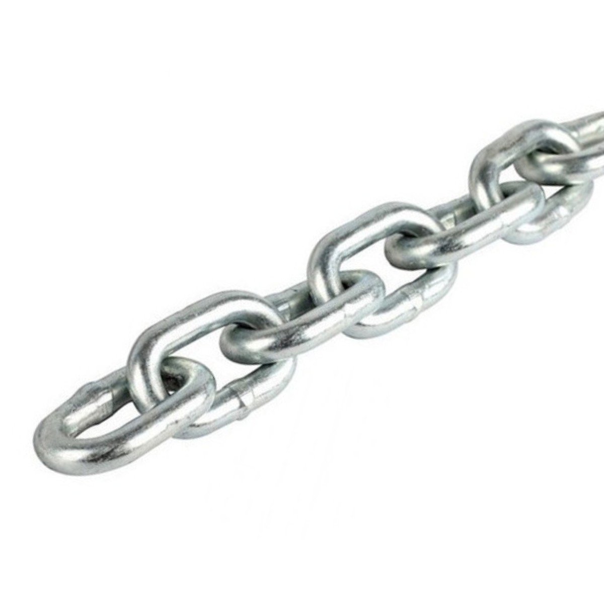 Cadena Acero Galvanizado De Eslabón Corto Con 10mm Espesor X 20m Largo Prodalam