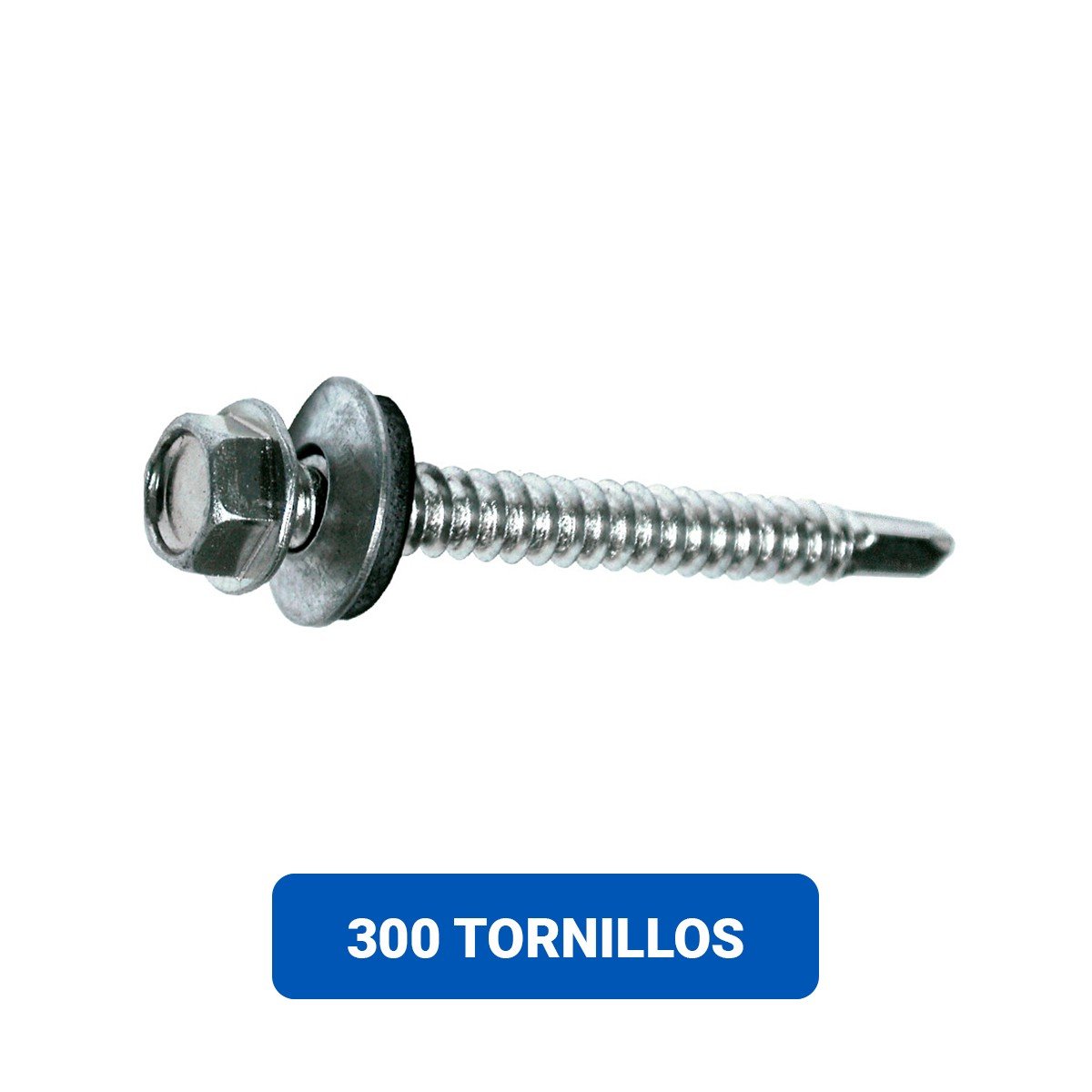 Tornillo Profix Cabeza Hexagonal con Golilla de Neopreno Punta Broca ...