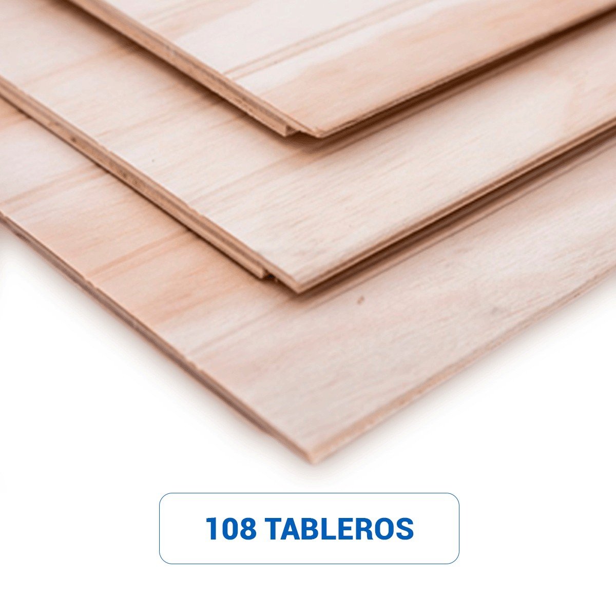 Pack de 108 Tableros Terciado Ranurado Colonial W5 1,22m x 2,44m x 9mm ...