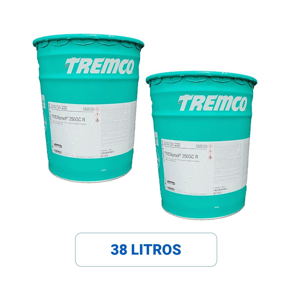 Pack 2 Membranas Impermeables Monocomponentes TREMproof® 260 de 19L ...