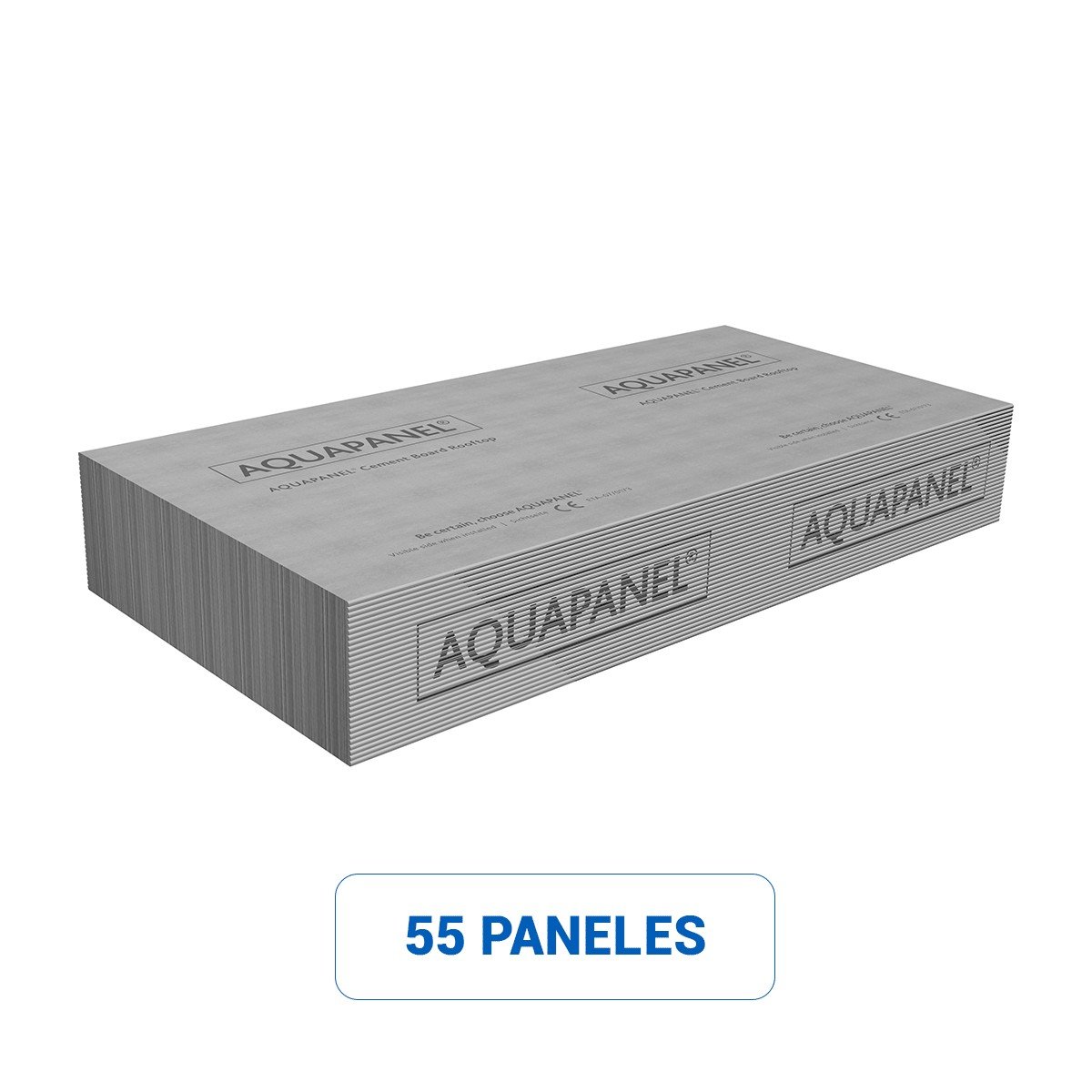 Pack 55 Placas Cemento Residencial Aquapanel® 8mm espesor de 1,20m ...