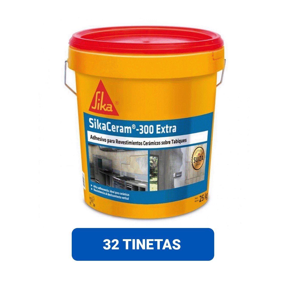 Pack de 32 Tinetas de Adhesivos en Pasta SikaCeram®-300 Extra - Prodalam