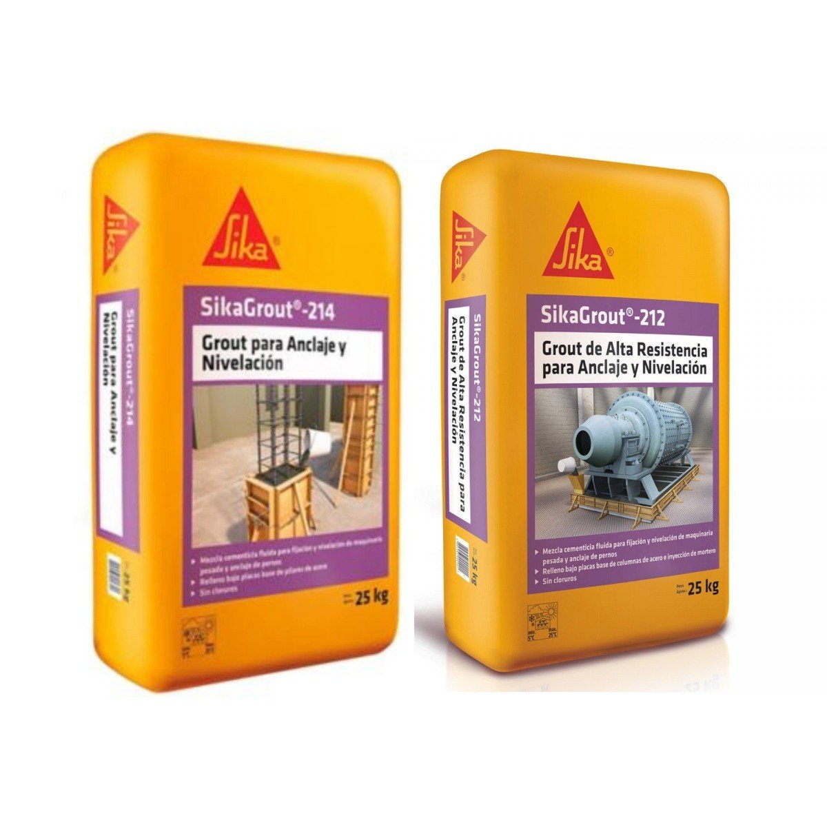 Grouts Anclaje y Nivelación SikaGrout® - Prodalam