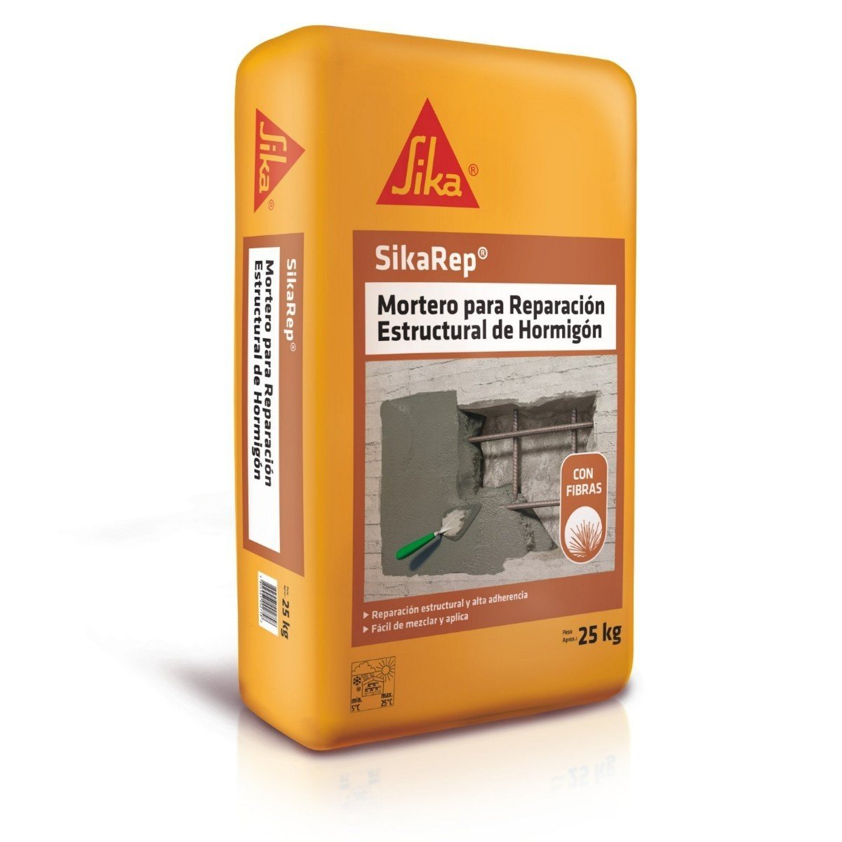 Morteros Reforzados con Fibras para Reparación de Hormigón SikaRep ...