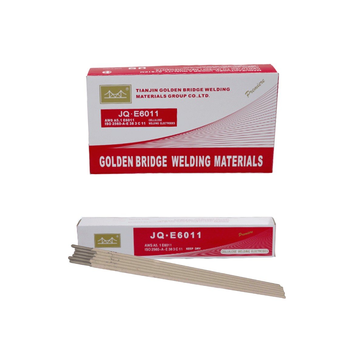 Electrodos Soldaduras JQ E6011 Golden Bridge - Prodalam